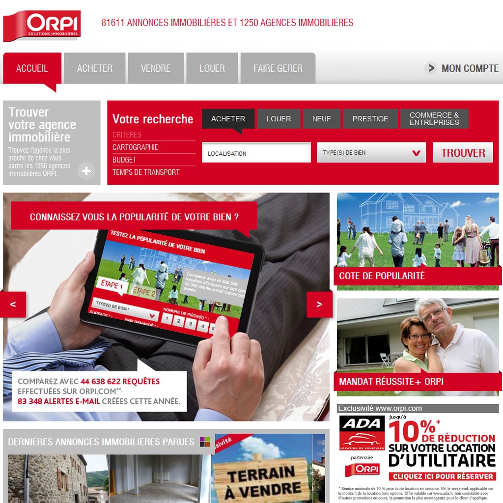 Orpi : achat, vente, location et gestion de biens immobiliers par des ...